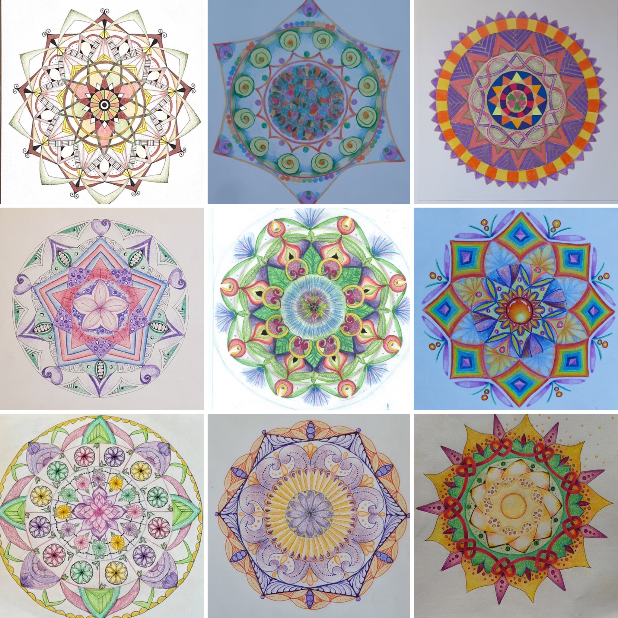 Reizende mandala en Blue Monday Run - Mandala Academie