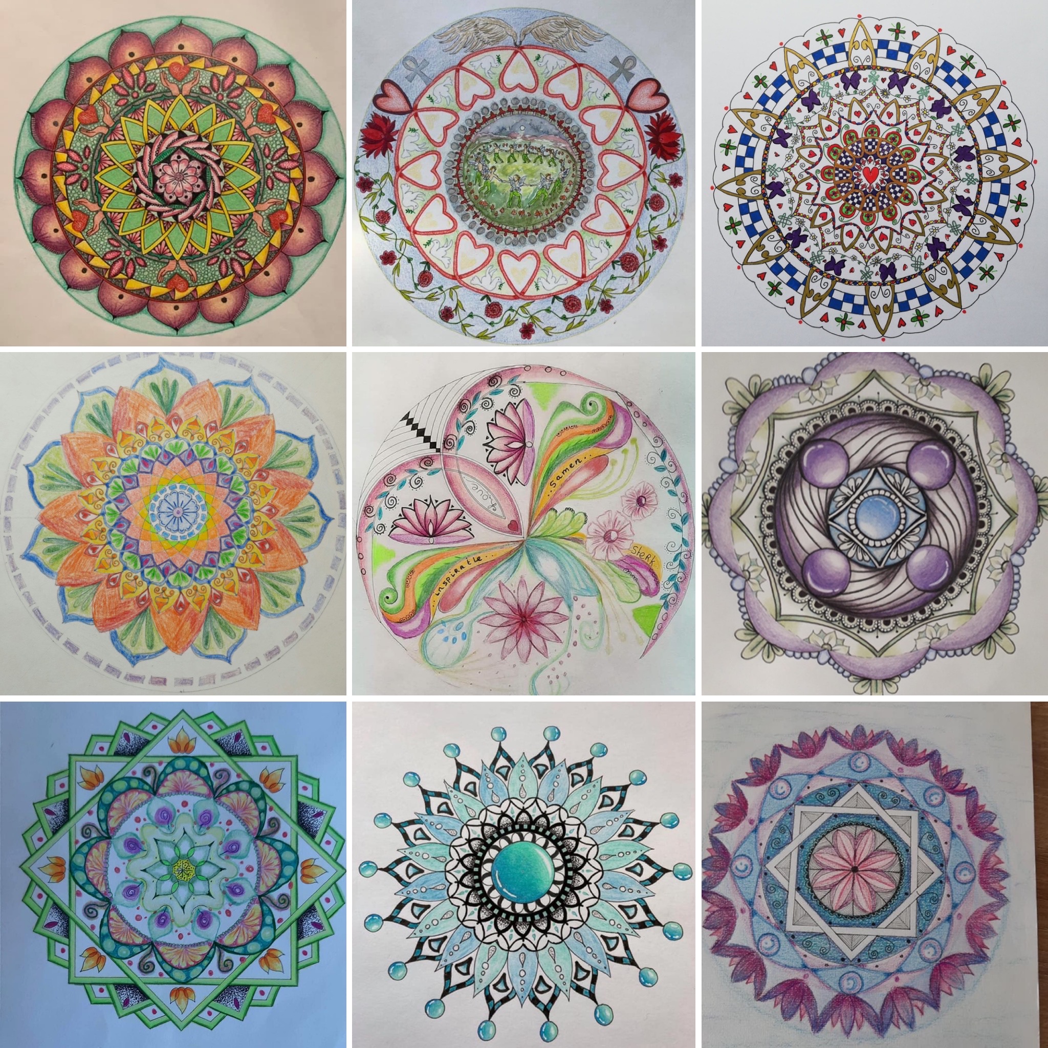 Reizende mandala en Blue Monday Run - Mandala Academie