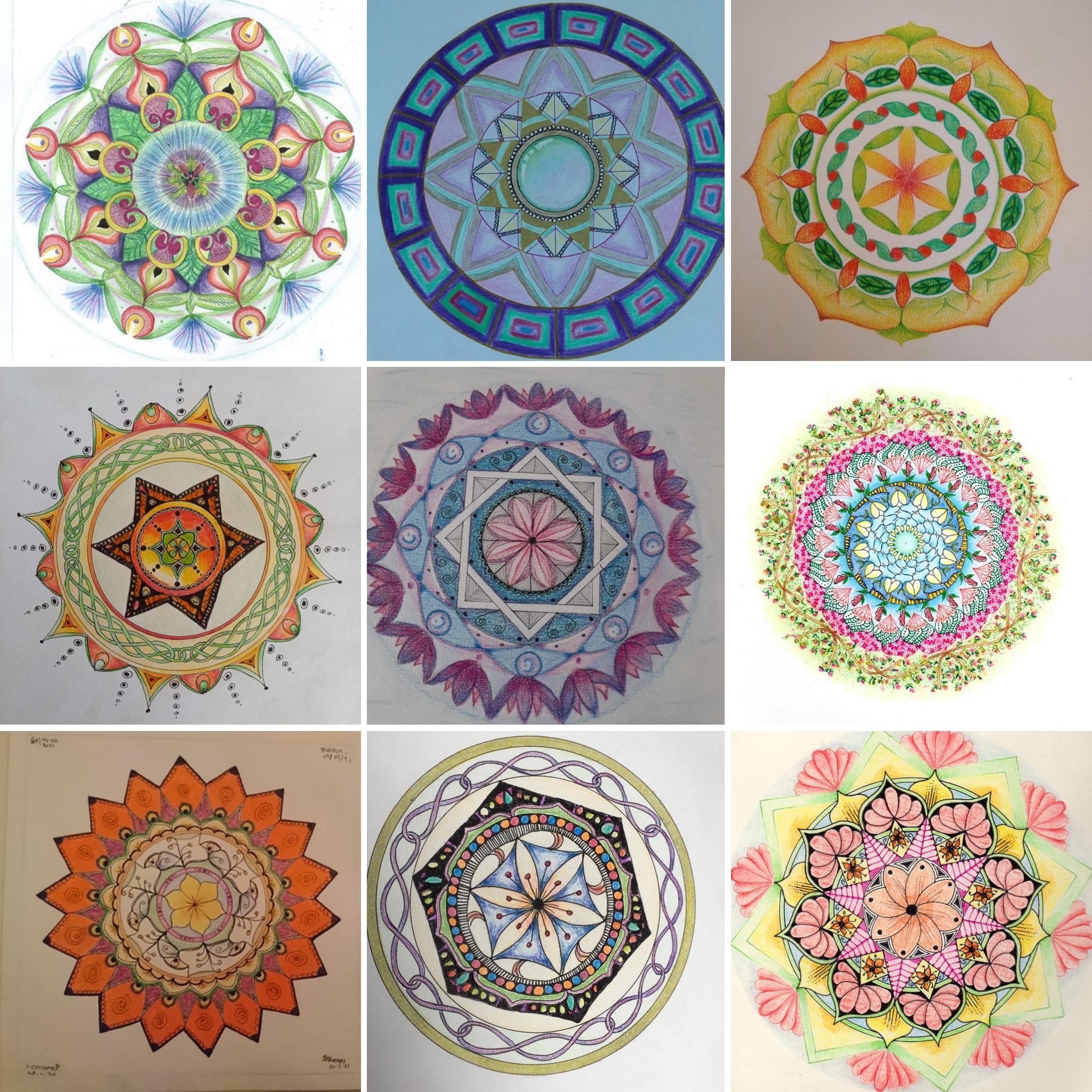 Reizende mandala en Blue Monday Run - Mandala Academie