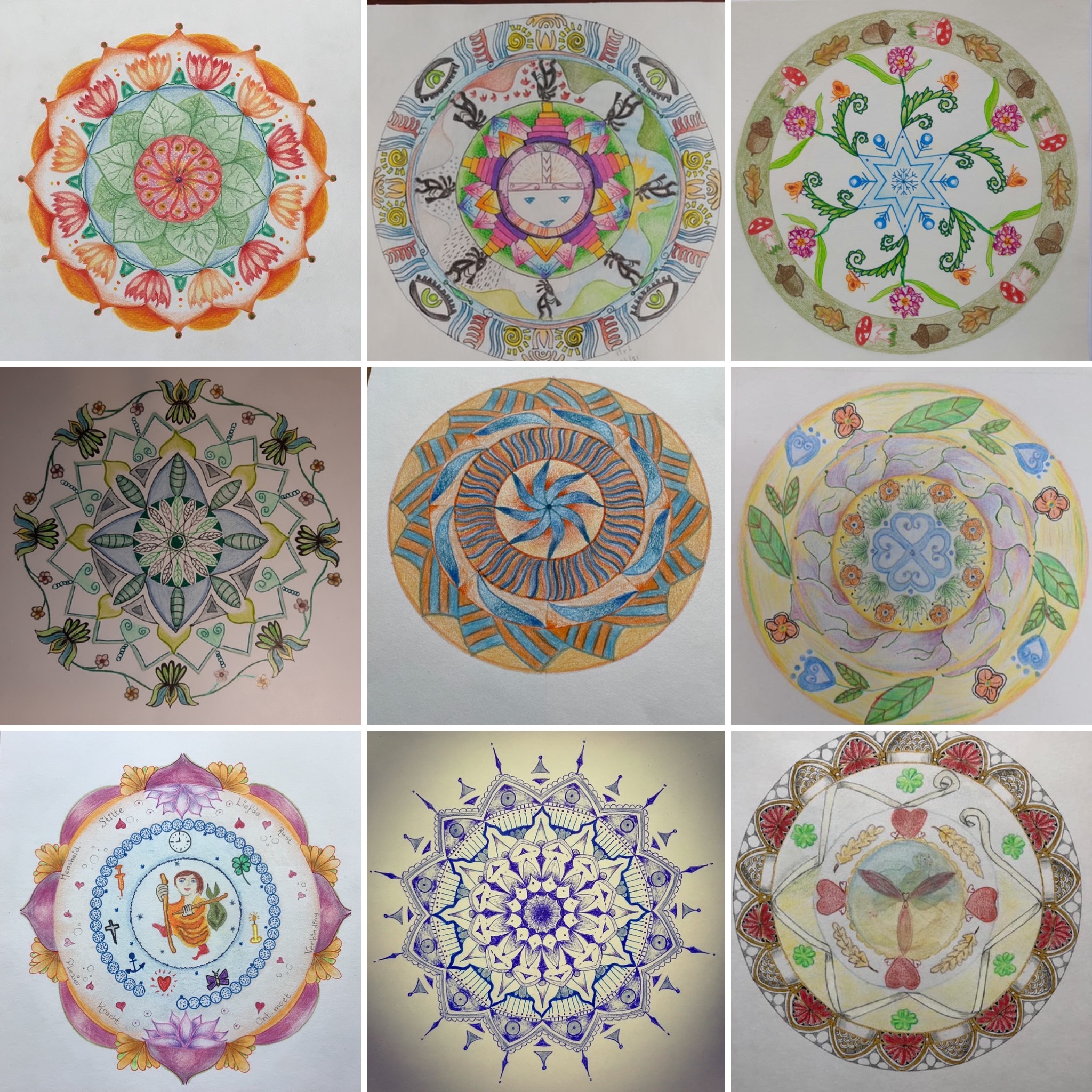 Reizende mandala en Blue Monday Run - Mandala Academie